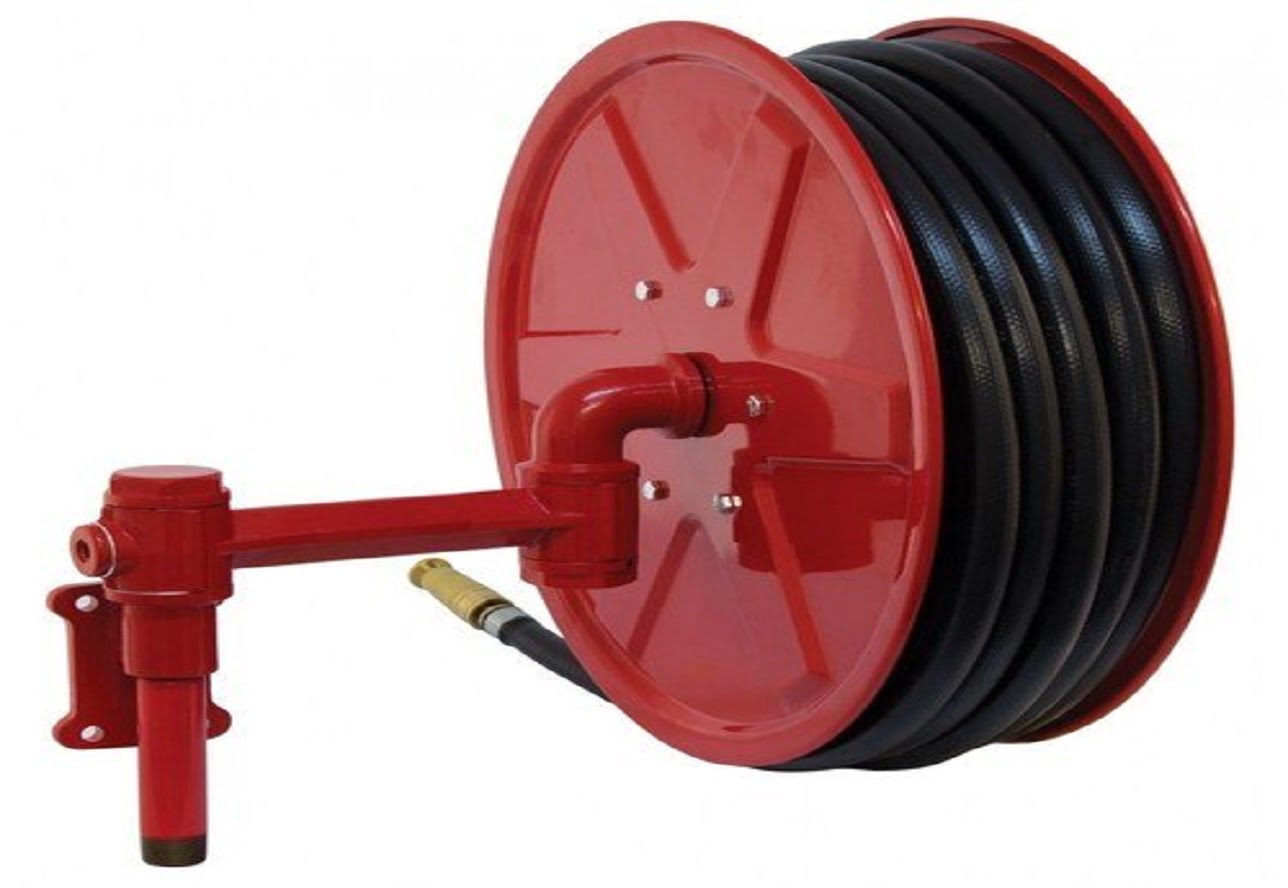 Hose pipe reel store